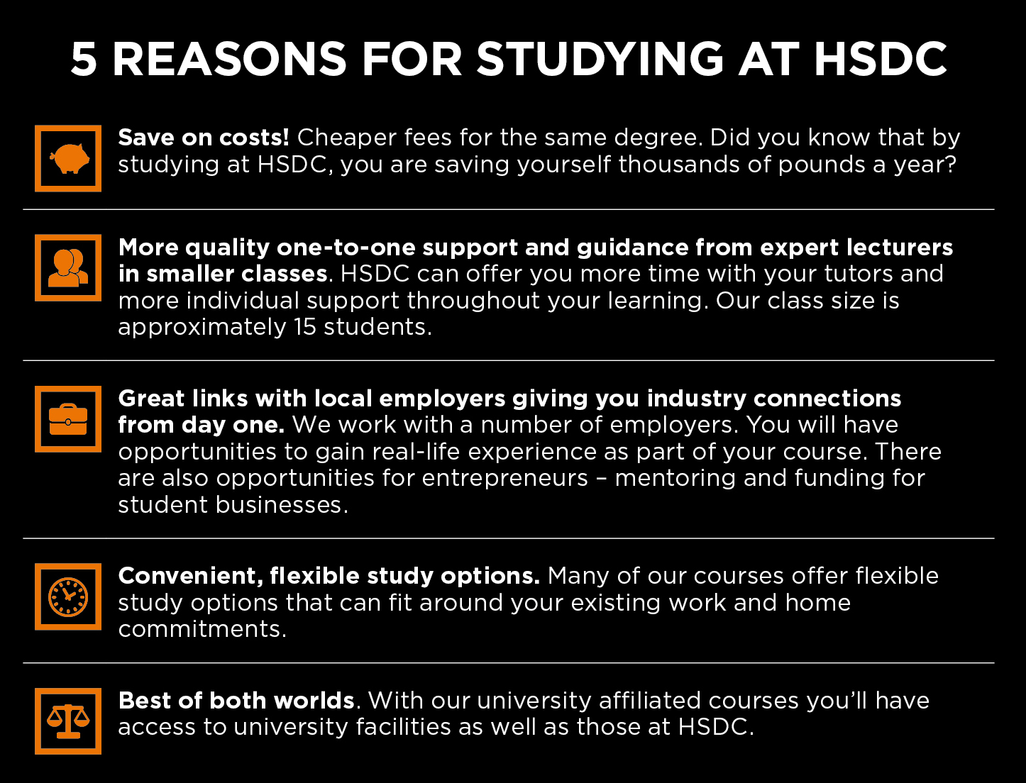 Higher Education - Study University Level Courses at HSDC | HSDC